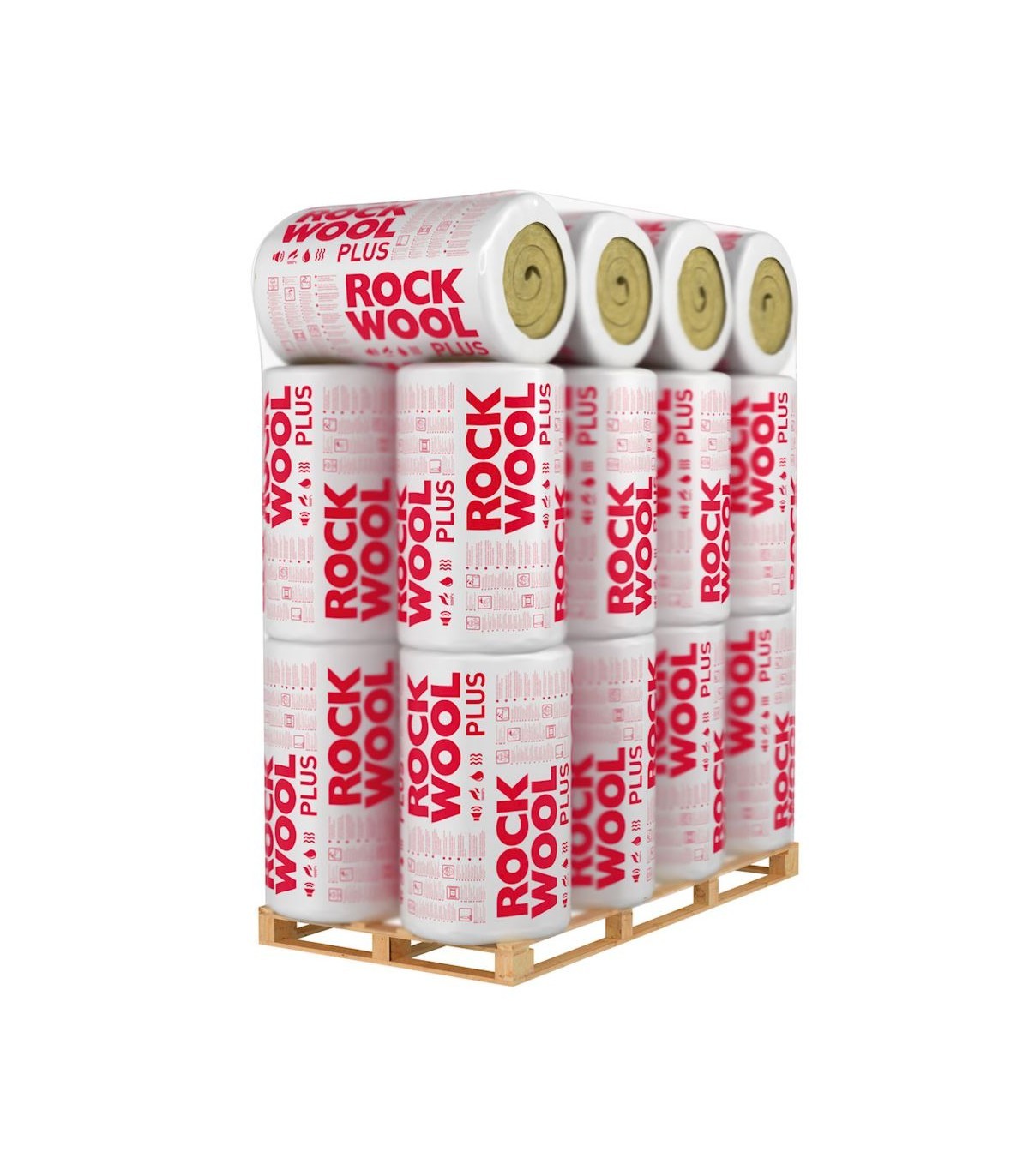 Rockwool TOPROCK PLUS 039 15cm 3x1mètre laine de roche RF/ rouleau 3m²