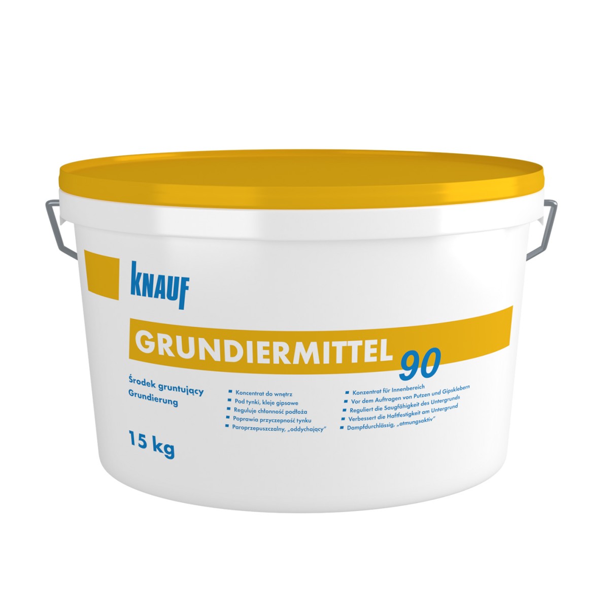 Knauf Grundiermittel 90 Stuc Primer jaune pour Plaque-plâtre + Bloc ...