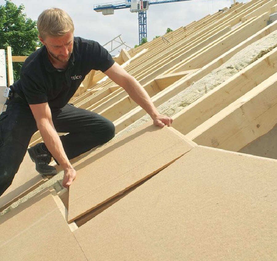 Isolant laine bois RIGIDE 8cm Steico Duo Dry toiture 1800x600mm T&M ...