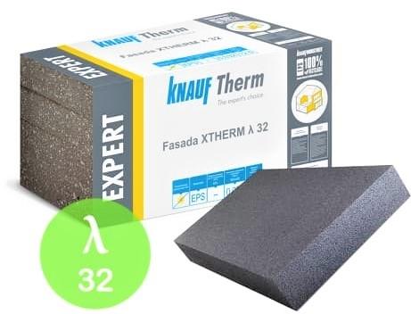 ISOLANT FACADE EPS KNAUF 14cm THERM EXPERT XTHERM GRIS 032/ 1m²